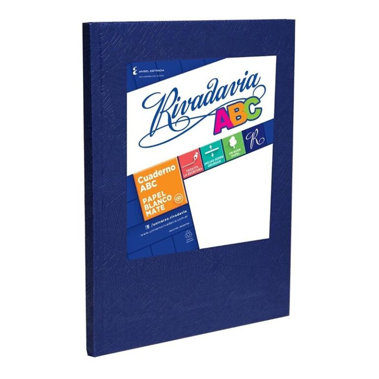 Cuaderno Rivadavia ABC Araña X 50 Hojas Tapa Dura Cuadriculado – CASABAK